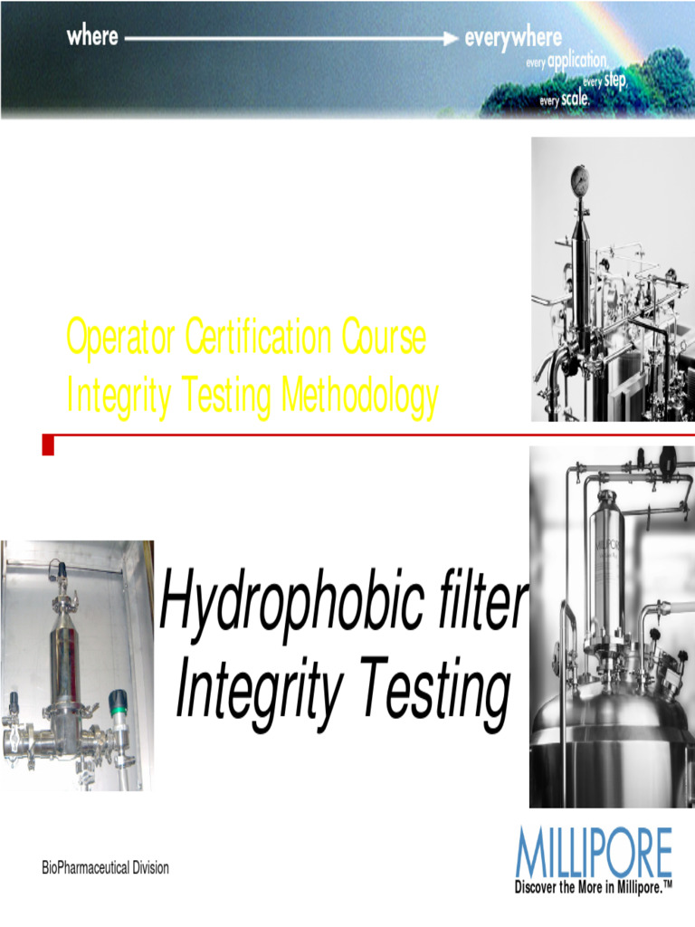 HydroCorrTest by Millipore | PDF | Ethanol | Aerosol