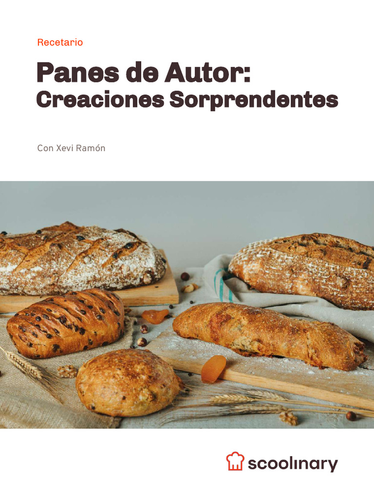 Recetario de Panes de Autor | PDF | Panes | Chocolate