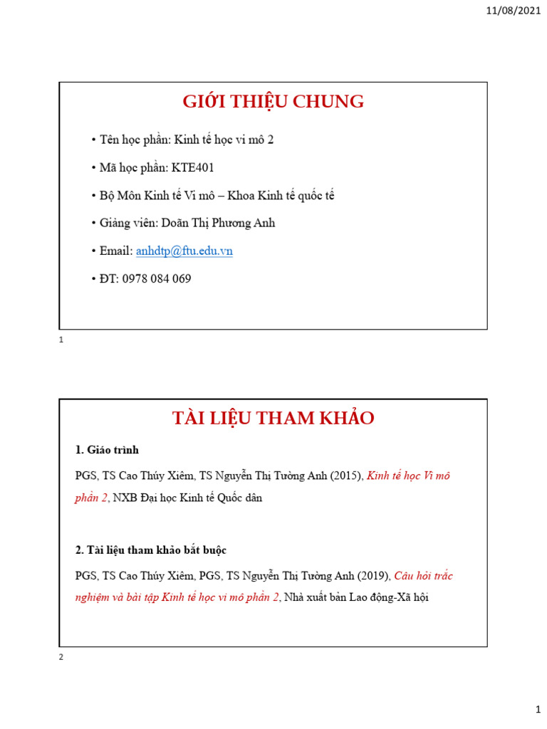 Gioi Thieu Chung | PDF