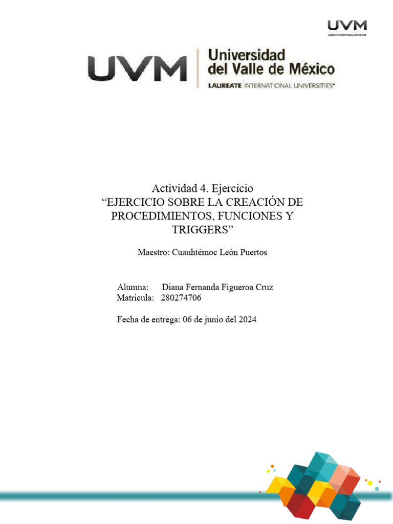 A4_Ejercicio | Descargar gratis PDF | Software | Datos de computadora