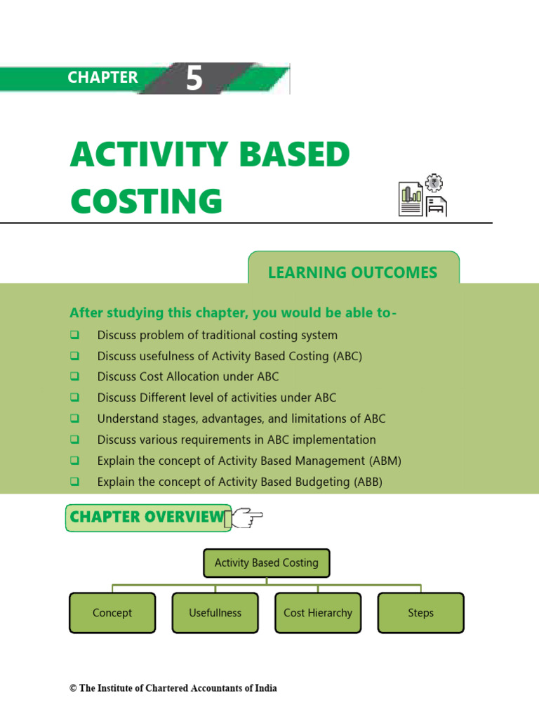 Chapter 5 Activity Based Costing - DO-unlocked | PDF | Cost | Cost Accounting