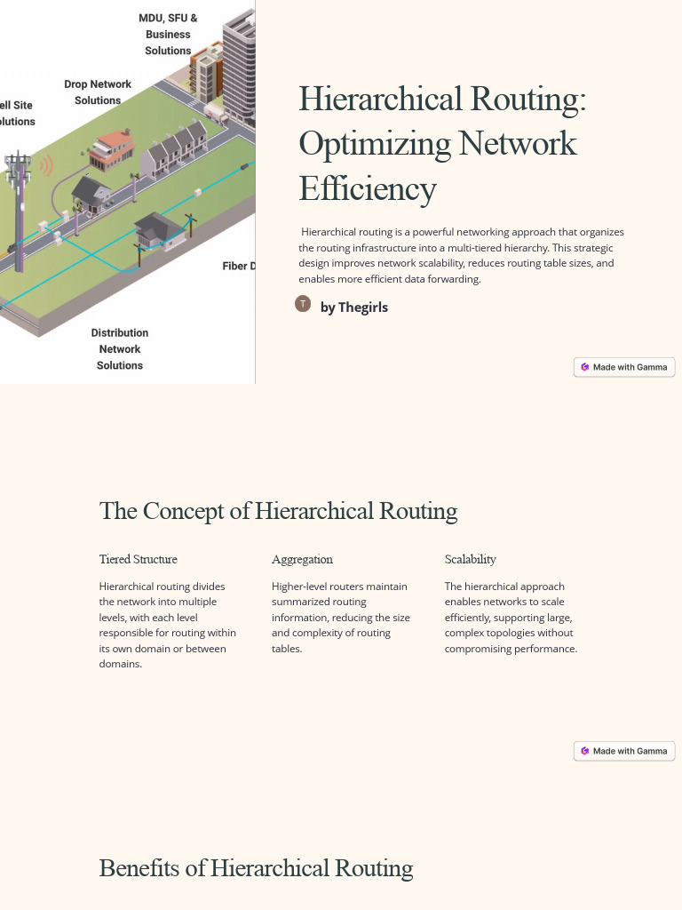Hierarchical Routing Optimizing Network Efficiency Download Free Pdf Routing Computer Network