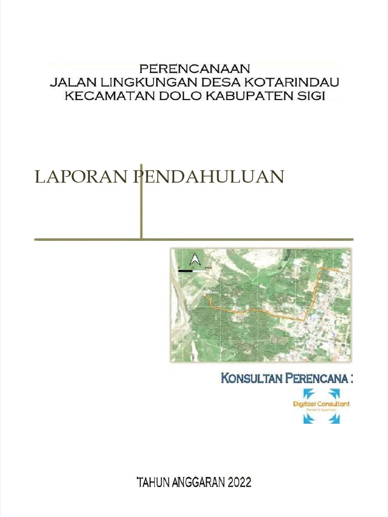 Laporan Pendahuluan Perencanaan Jalan Pdf