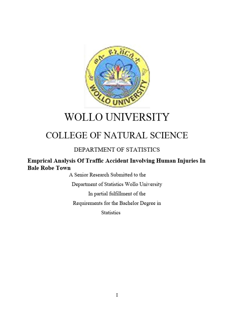 Wollo University: College of Natural Science | Download Free PDF | Logistic Regression | Linear ...