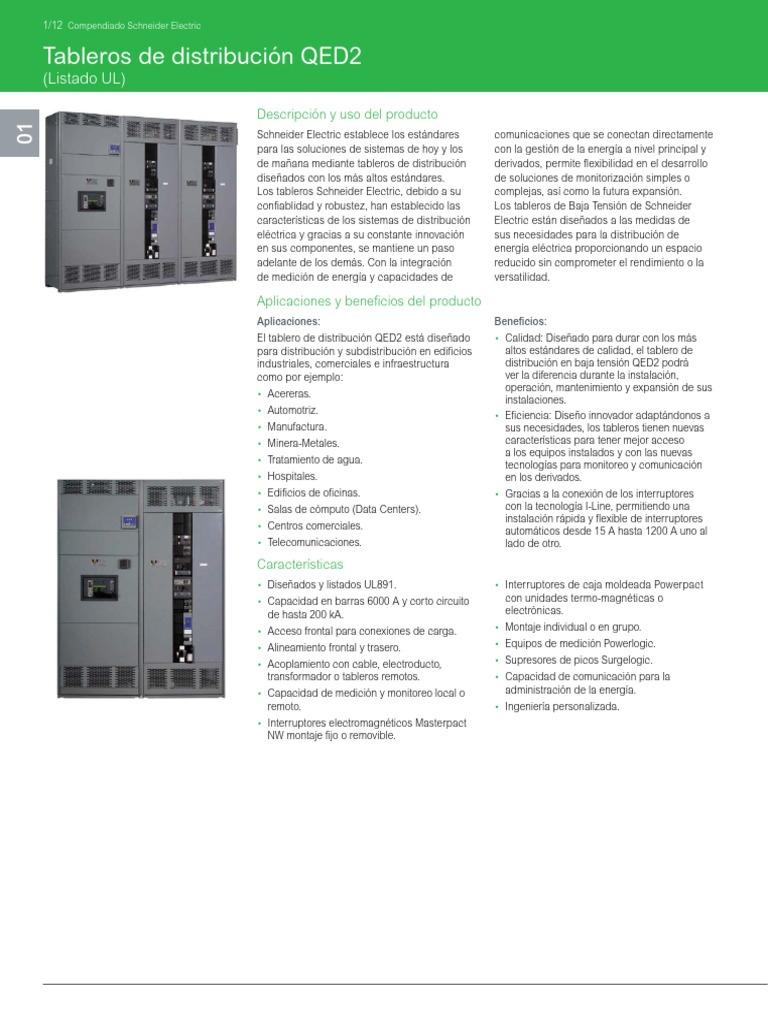 Tablero QED2 | PDF | Ingenieria Eléctrica | Informática