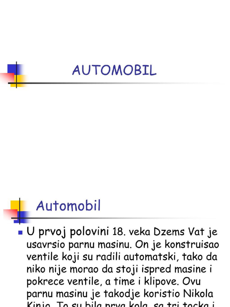 prezentacija vozila | PDF