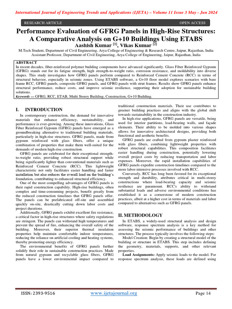 (IJETA-V11I3P4) :aashish Kumar, Vikas Kumar | PDF | Civil Engineering ...