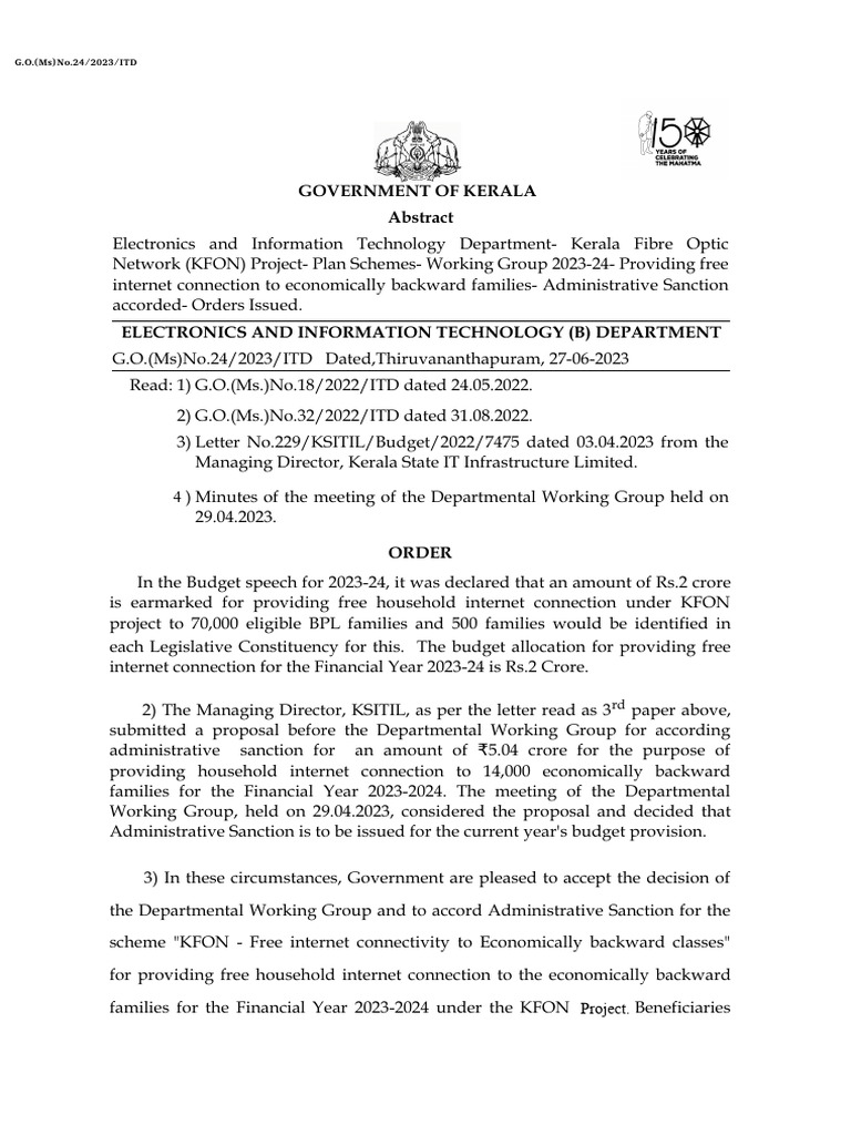 Https Document - Kerala.gov - in Documents Governmentorders ...