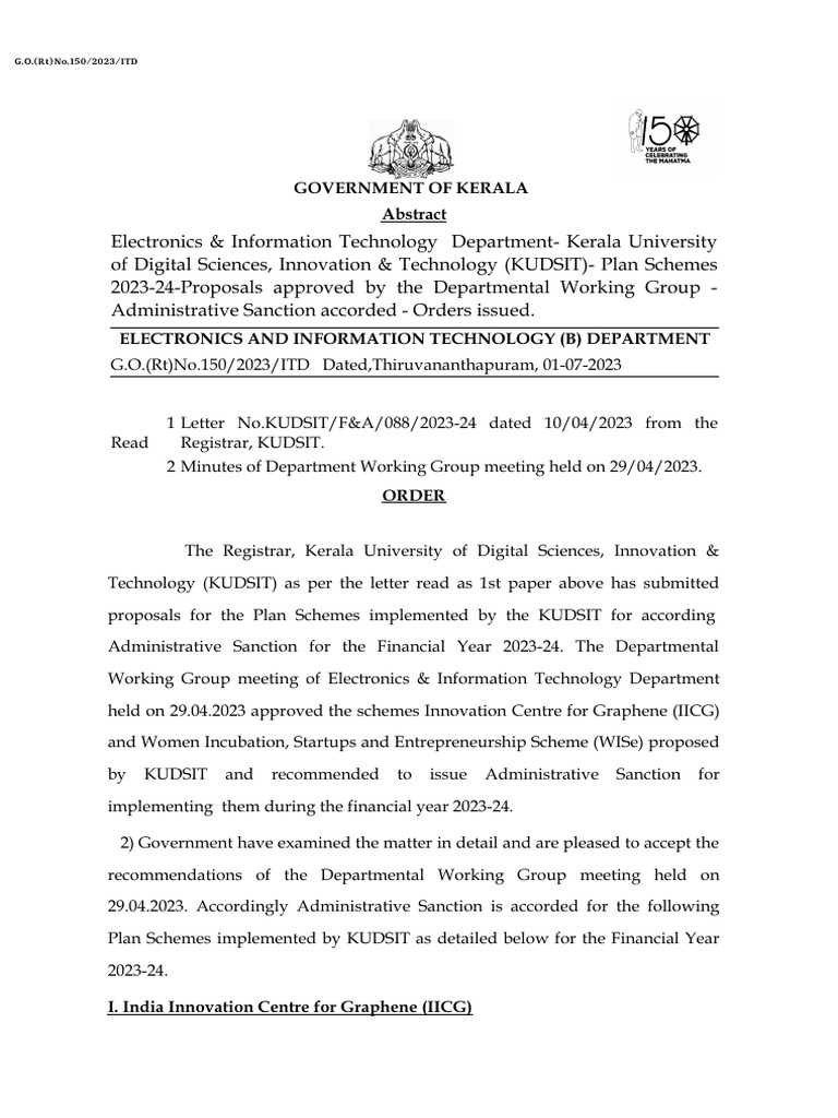 Https Document - Kerala.gov - in Documents Governmentorders ...