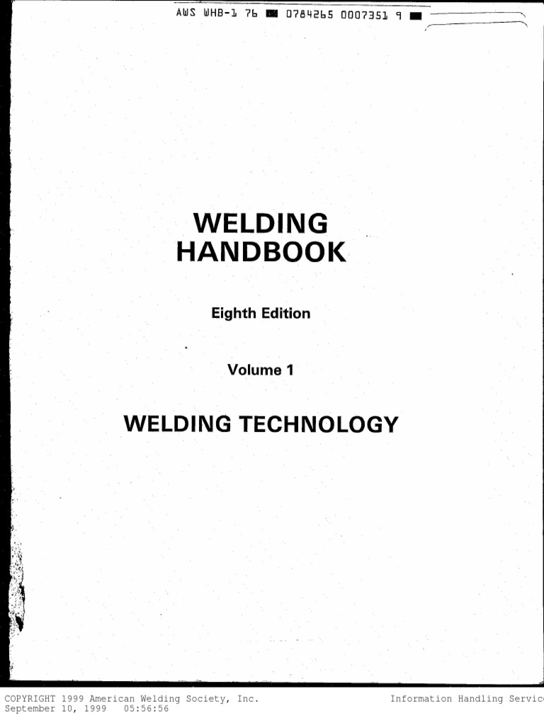 Aws Welding Handbook - 1987 | PDF | Welding | Construction
