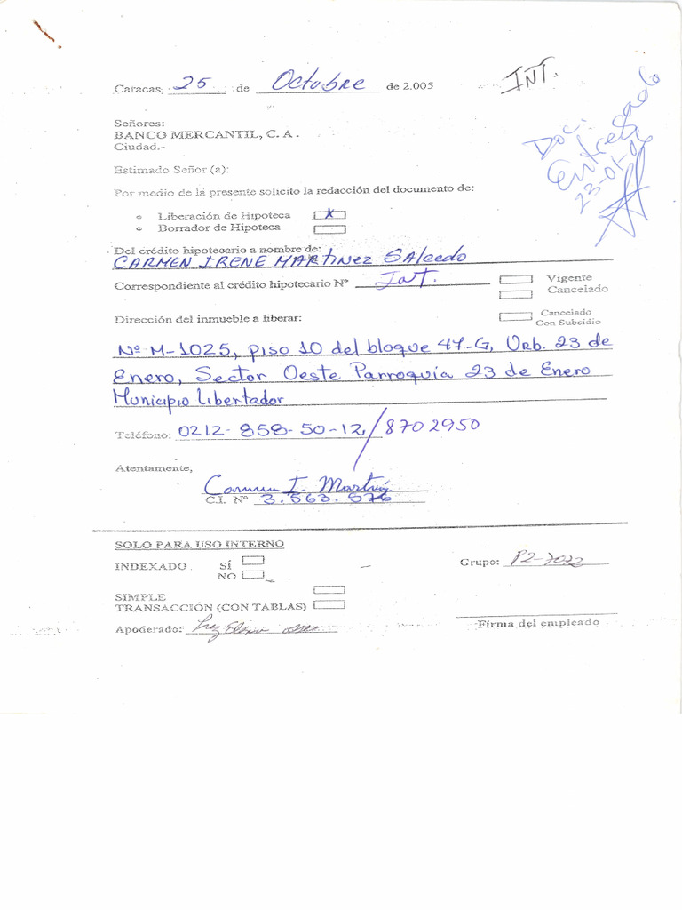Titulo de Propiedad - 1025 - Carmen Irene | PDF