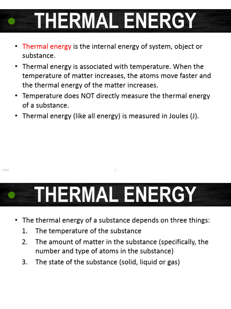 Thermal Energy Notes | Download Free PDF | Electromagnetic Radiation ...
