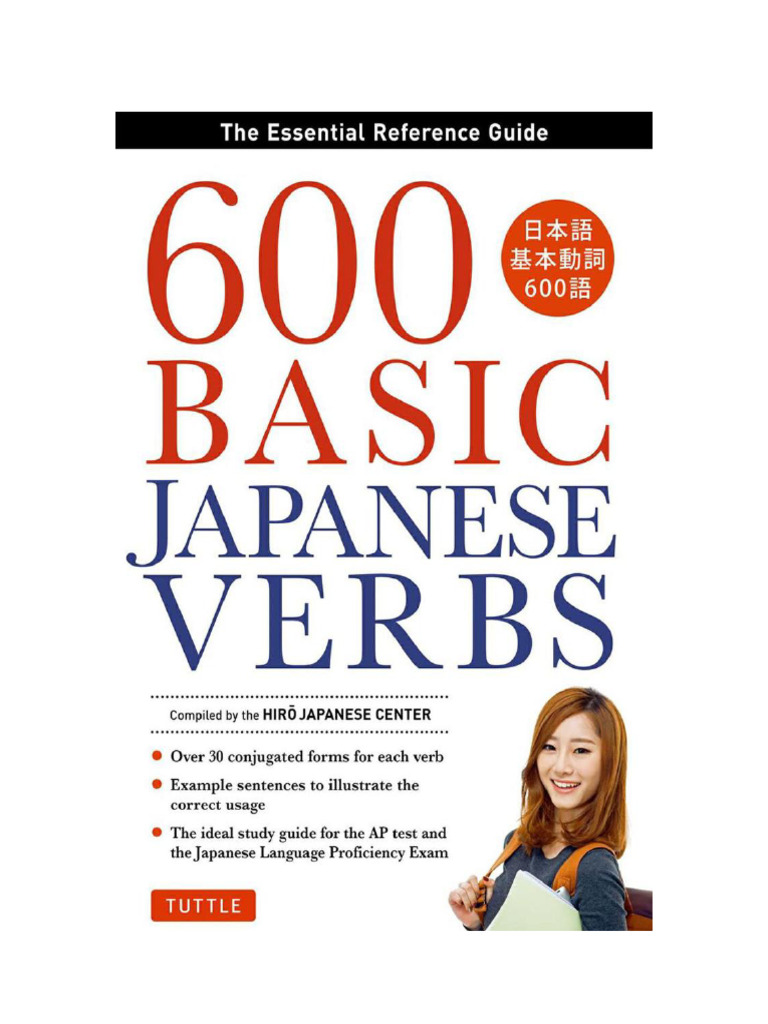 Ebin - Pub 600 Basic Japanese Verbs The Essential Reference Guide Learn ...