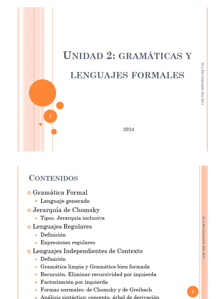 3 U2 GFyLF 2024 | PDF | Lenguaje de programación | Metalogica