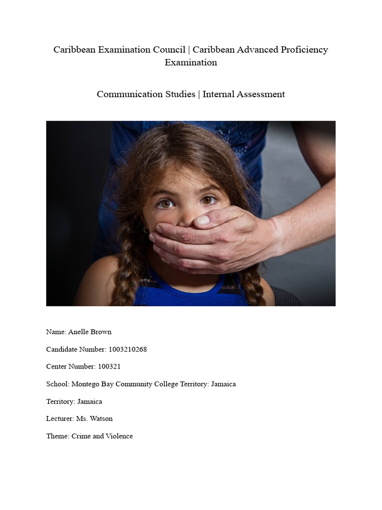 Caribbean Examination Council - Caribbean Advanced Proficiency ...