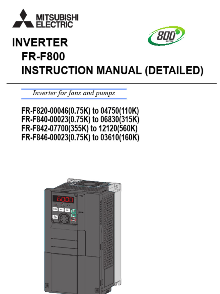 Fr-f800 Instruction Manual (Detailed) | PDF | Electromagnetic ...