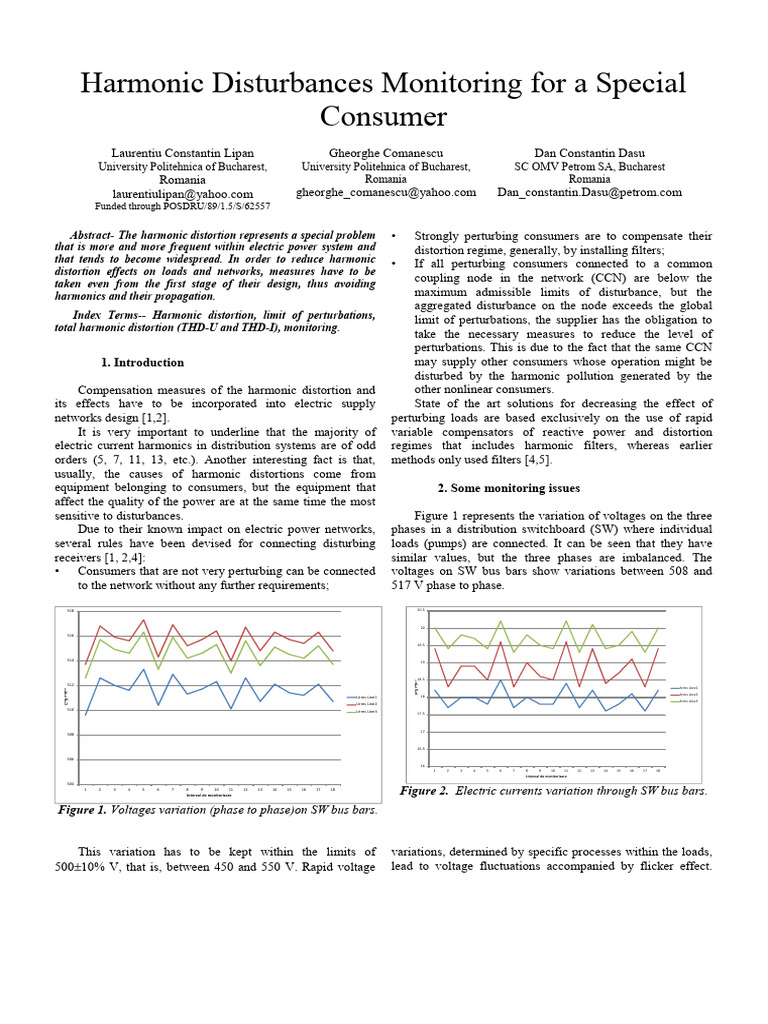 (Paper) (IEEE) (Qualidade Energia) (Harmônicos) Harmonic Disturbances ...