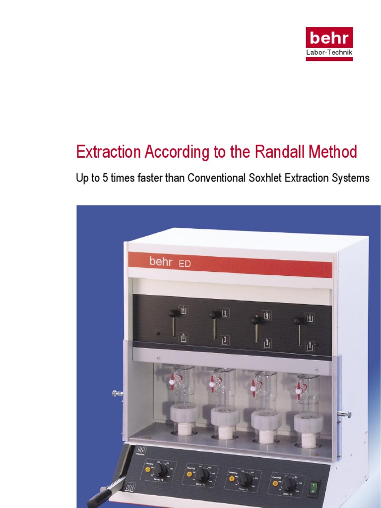 Behr Labor Technik Randall Method | PDF | Science & Mathematics