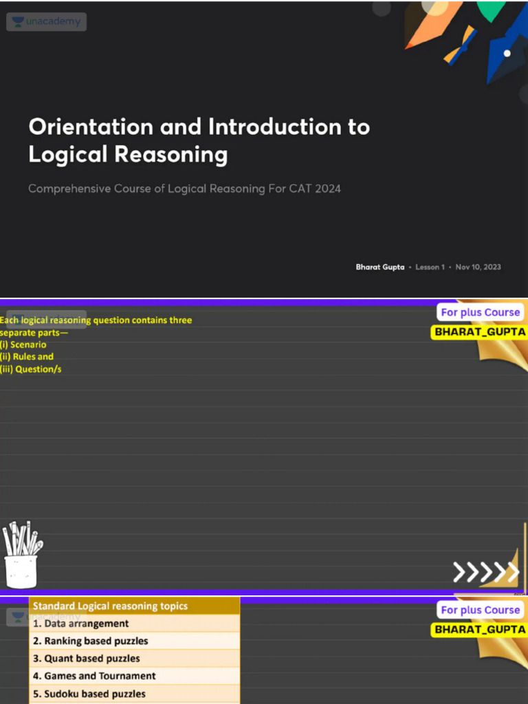 Orientation and Introduction To Logical Reasoning No Anno | PDF