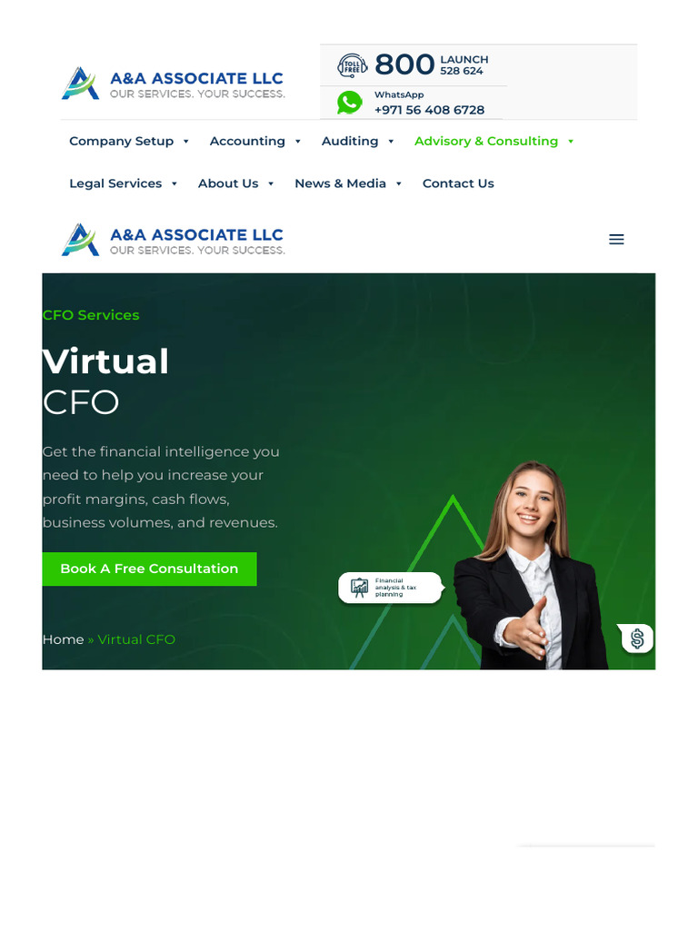 Virtual CFO - CFO Services - Virtual CFO Services in Dubai - UAE | PDF ...