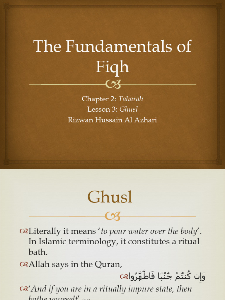 Ghusl and Wudu: Islamic Rituals | PDF | Islamic Ethics | Theocracy