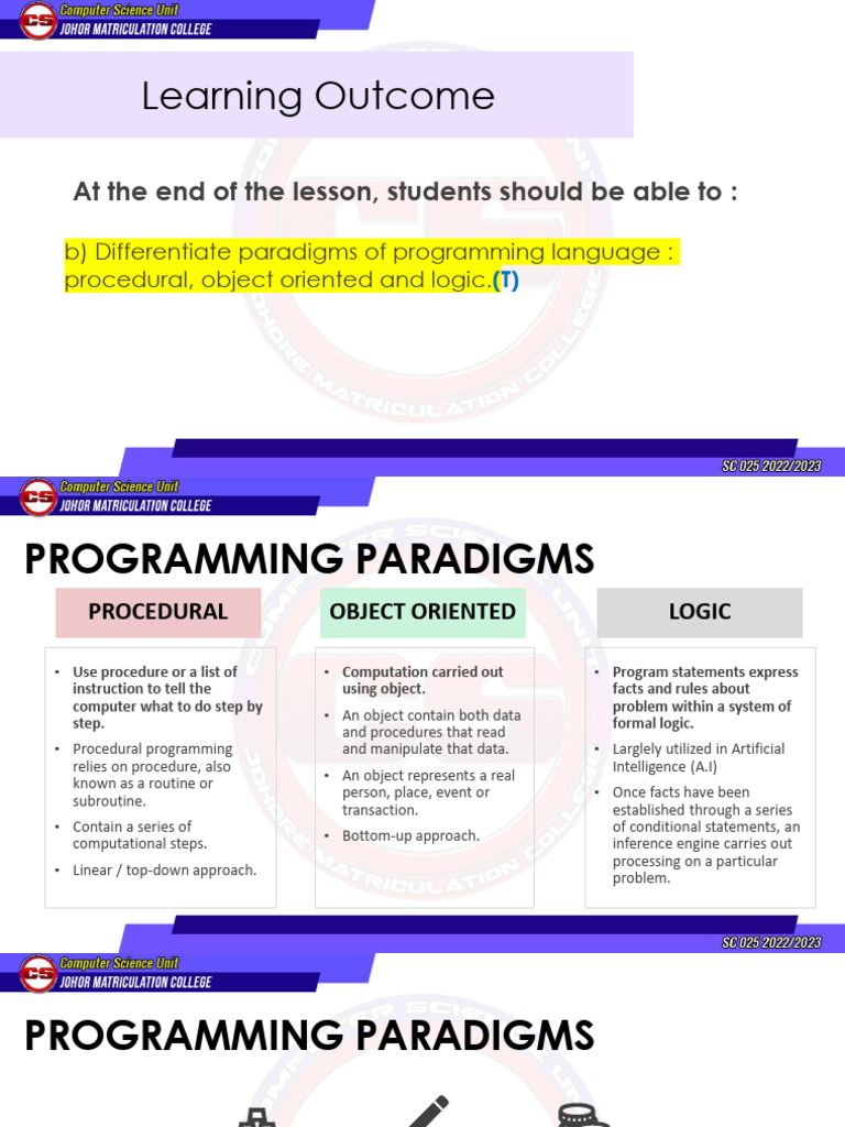 1.0 Introduction To Programming 2022 2023 B (FINAL) | PDF