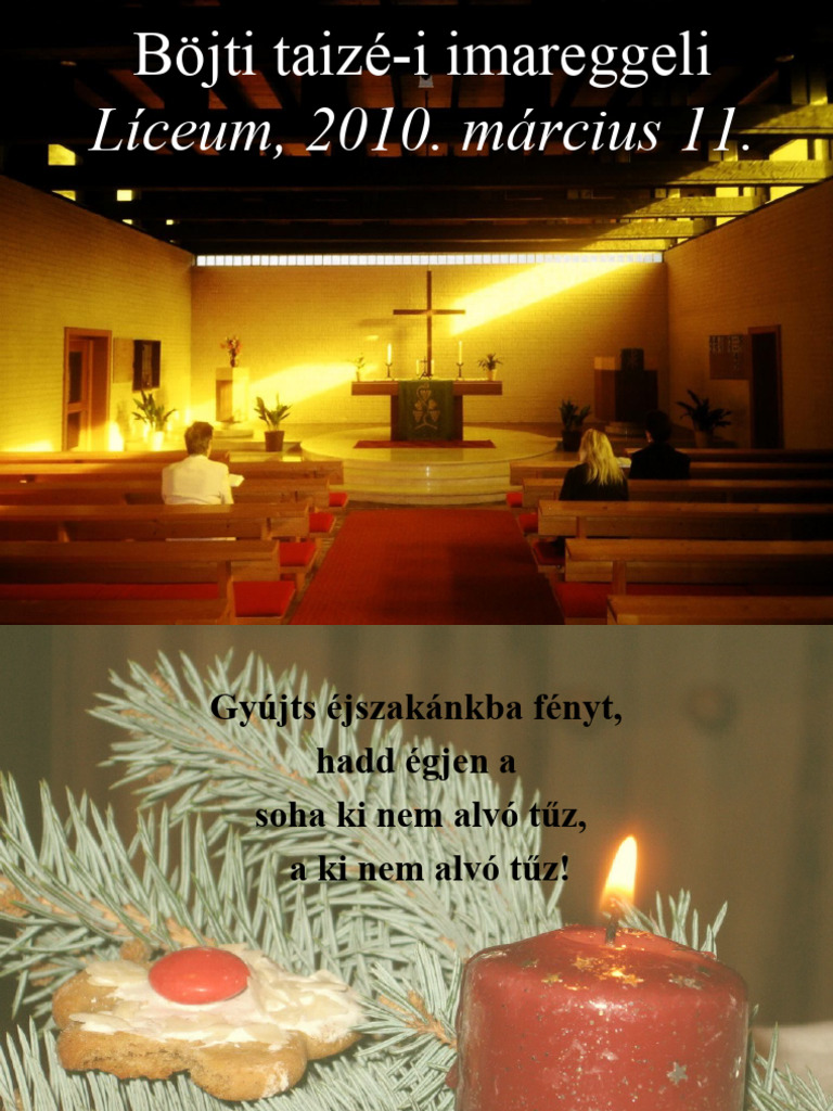 Taize 100311 | PDF