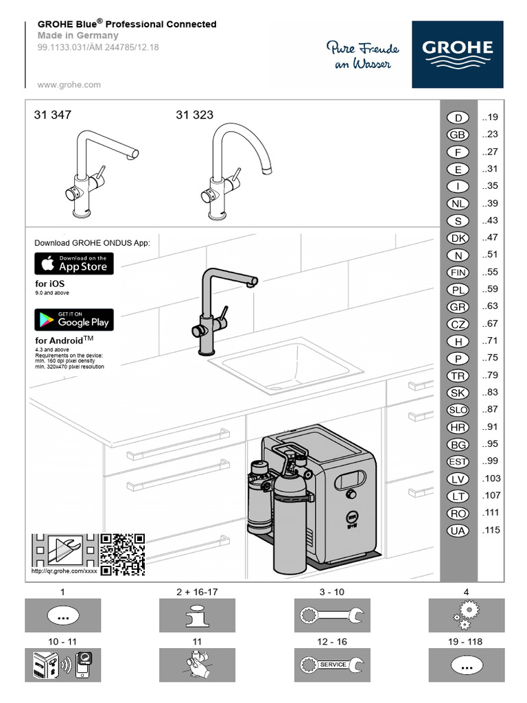 Grohe Blue Professional_Manusl | PDF