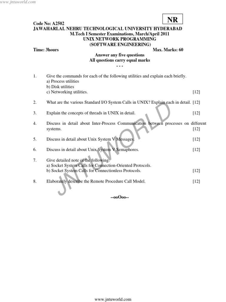 Nr Unix Network Programming Pdf Network Socket Computer Networking 