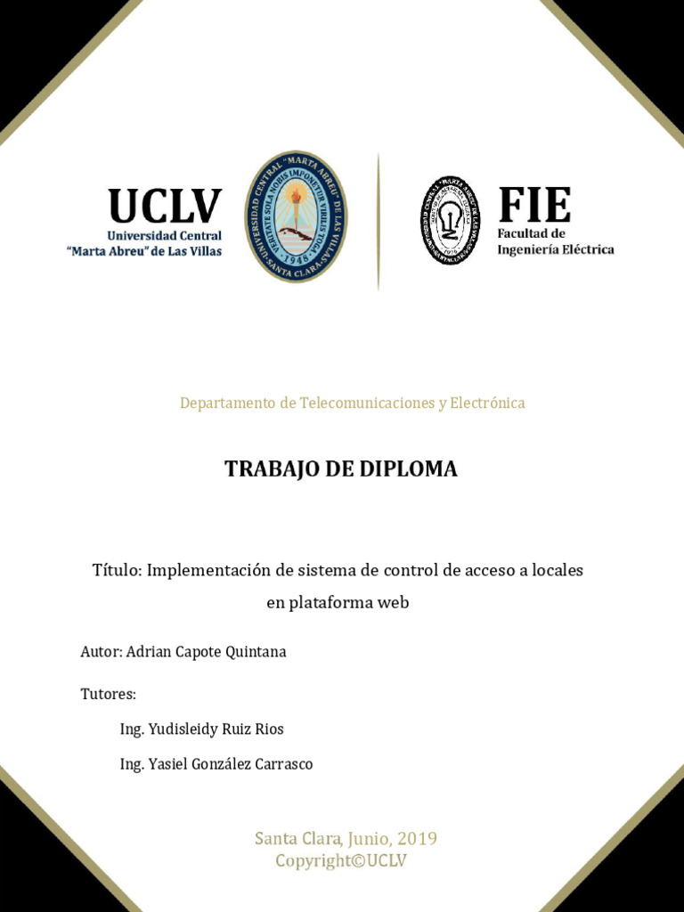 Sistema Web de Control de Acceso | PDF | Modelo cliente-servidor ...