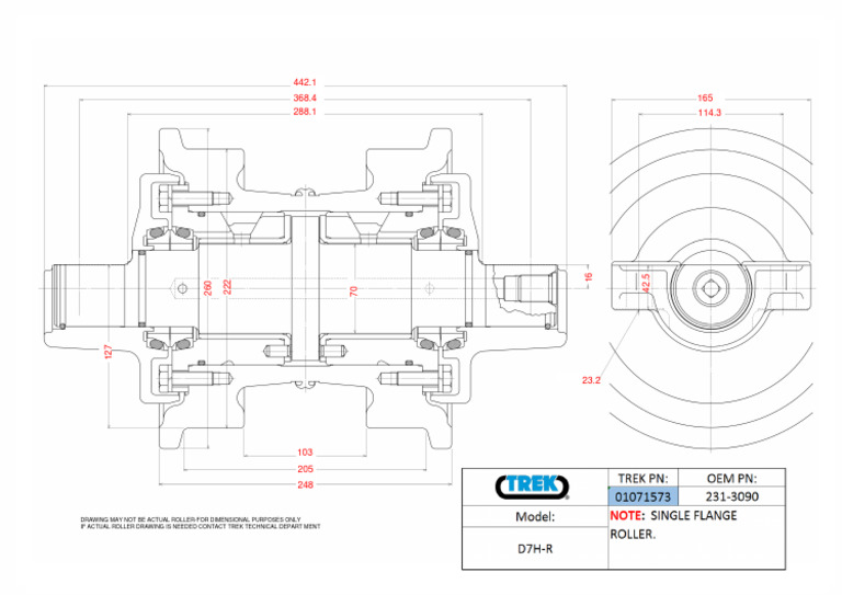 Technical Specifications for Roller Design | PDF