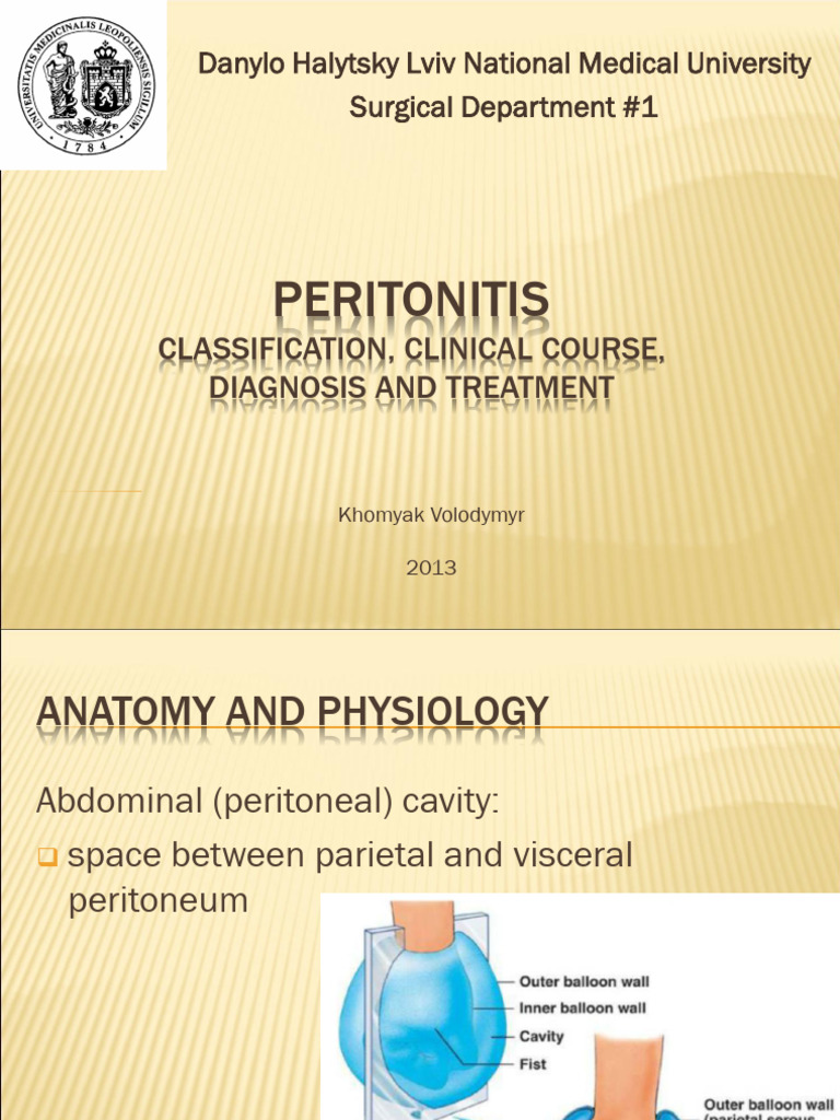 06 Peritonitis | Download Free PDF | Peritoneum | Medical Specialties