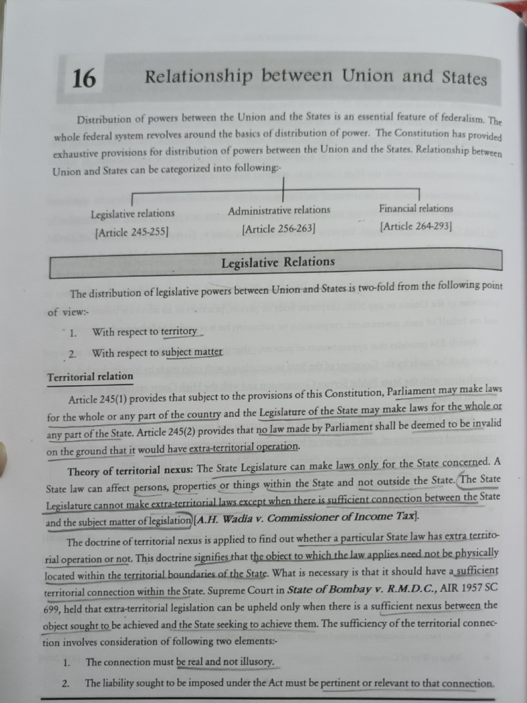 Relationship Between Union And States | Download Free PDF | Political ...