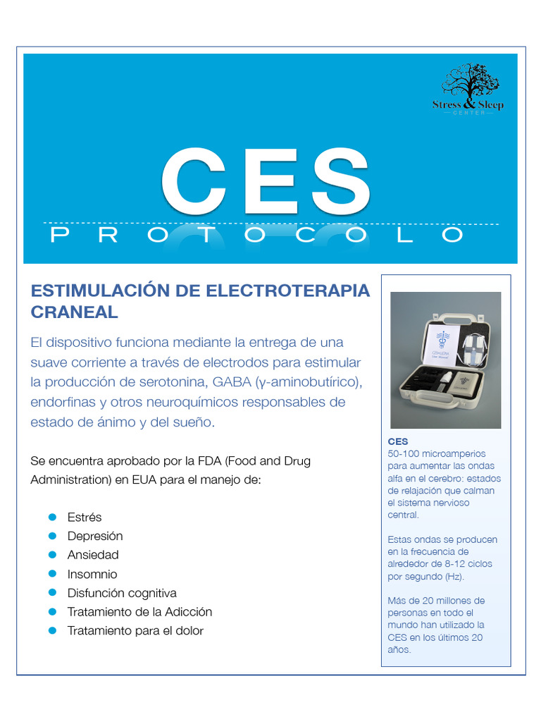 Protocolo Ces | PDF | Dormir | Depresión (estado de ánimo)