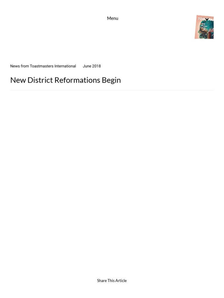 Toastmasters International | PDF | Social Science