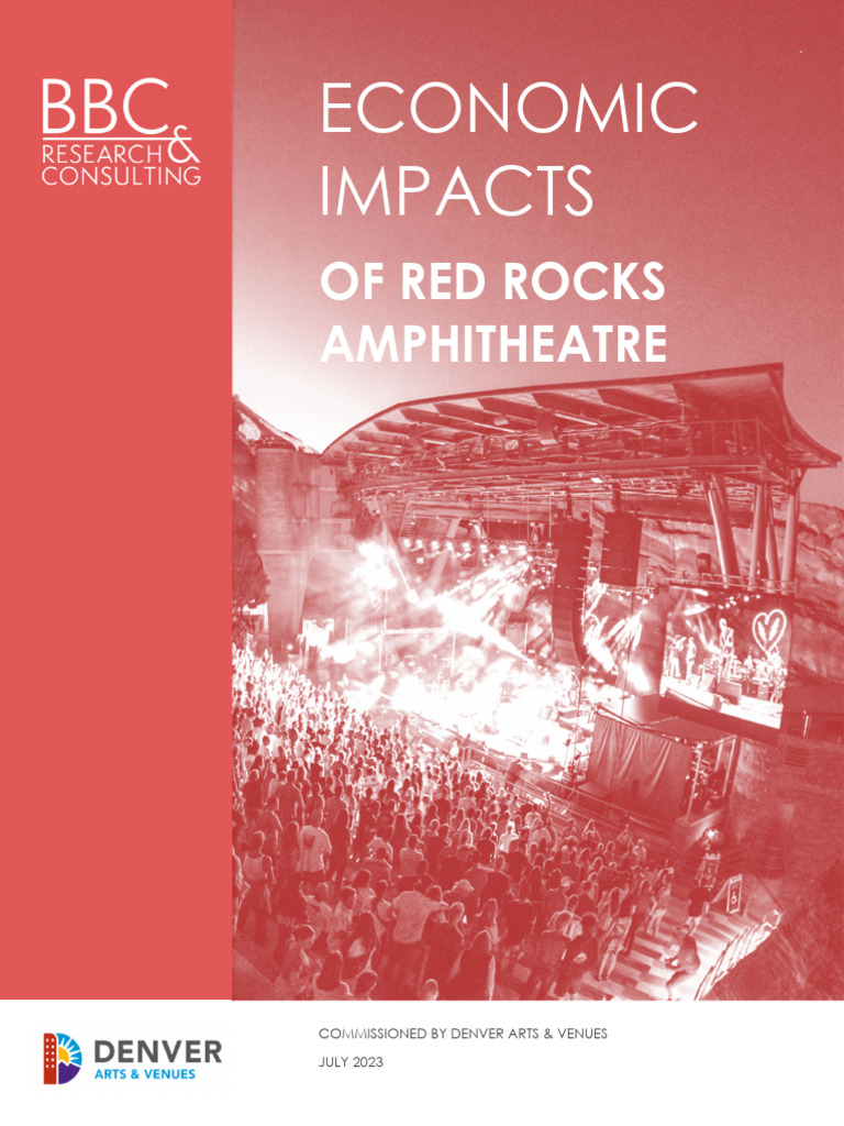 Red Rocks Economic Impact Final Report 2023 | PDF | Concert | Taxes