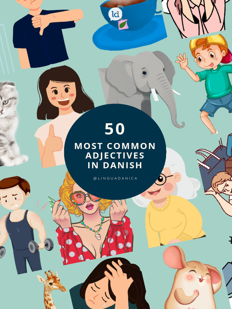 50 Most Common Danish Adjectives | PDF