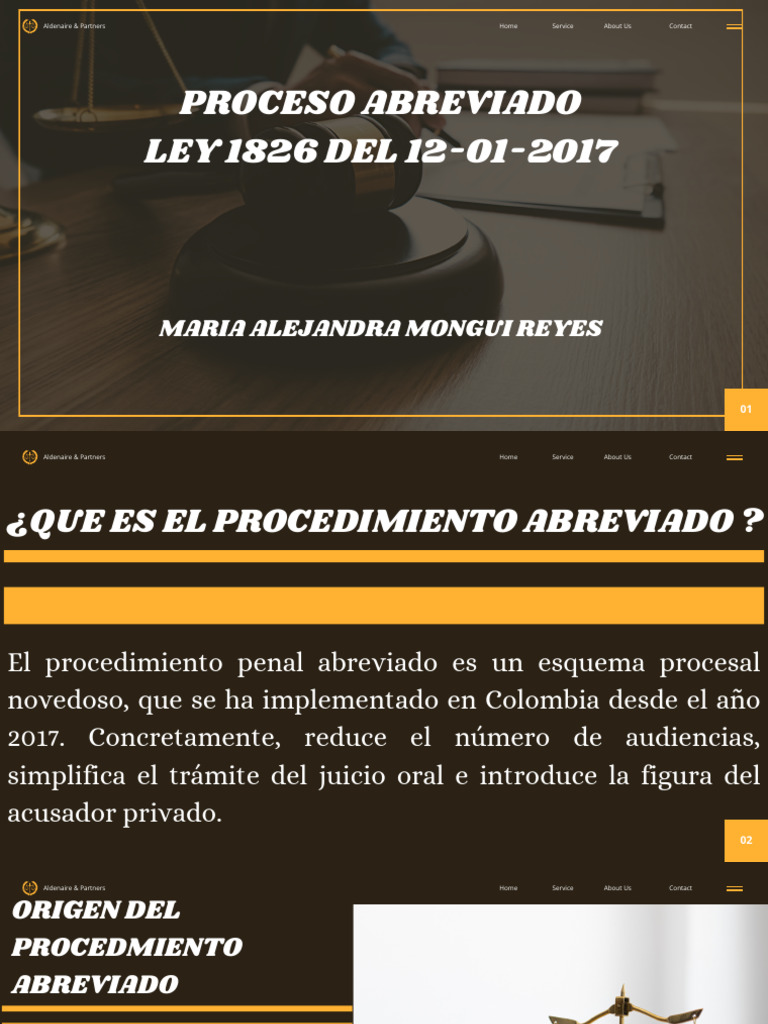 Proceso Abreviado Ley 1826 Del 12-01-2017 | PDF | Violación | Queja