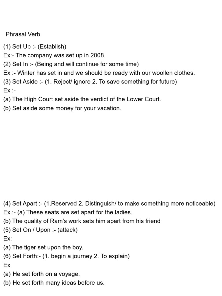 034. Phrasal Verb LESSON FINAL .PDF | PDF