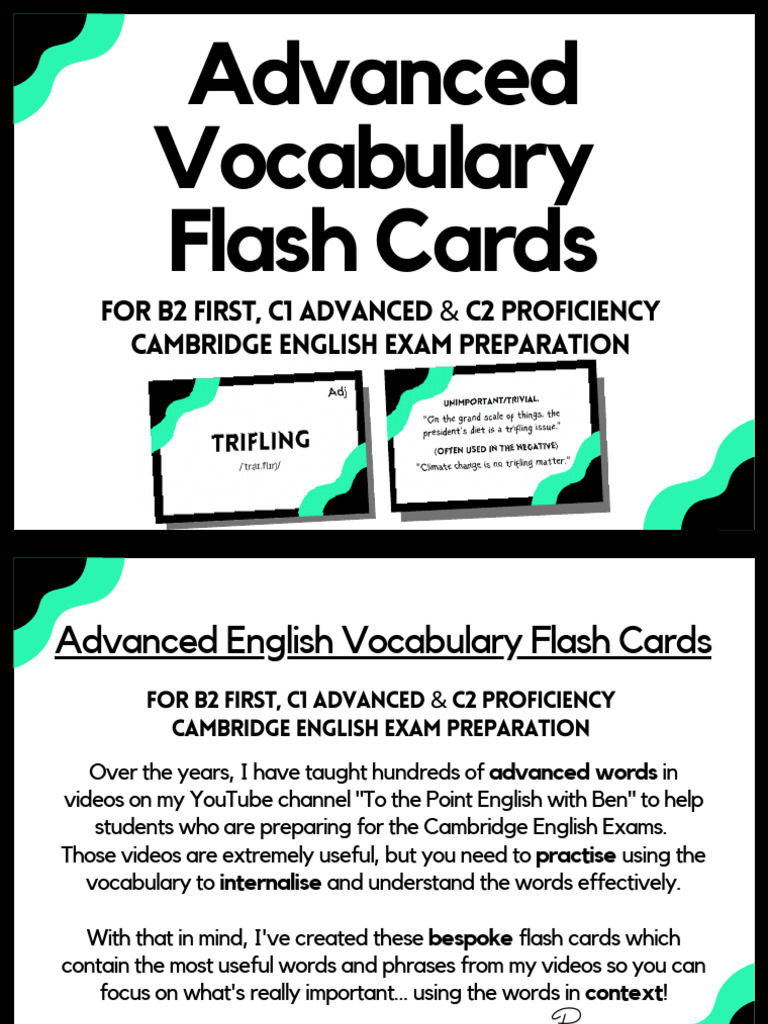 Flash Cards | PDF | English Language | Part Of Speech