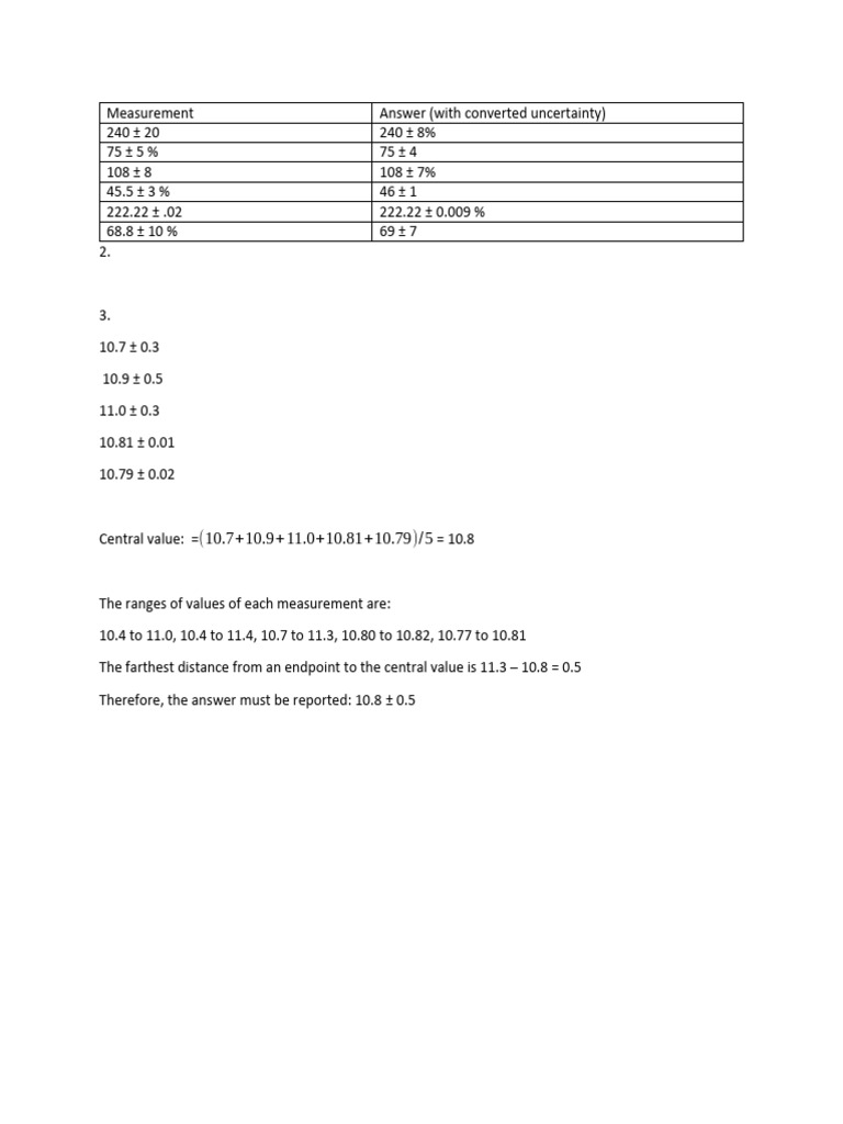 Measurement | PDF | Uncertainty | Measurement