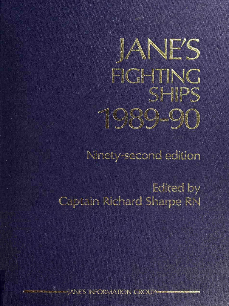 Janes Fighting Ships 1989-90 | PDF | Sonar | Naval Warfare