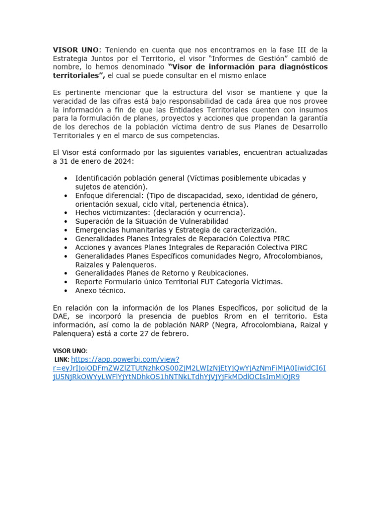 Visores PD y Fut 2024 | PDF