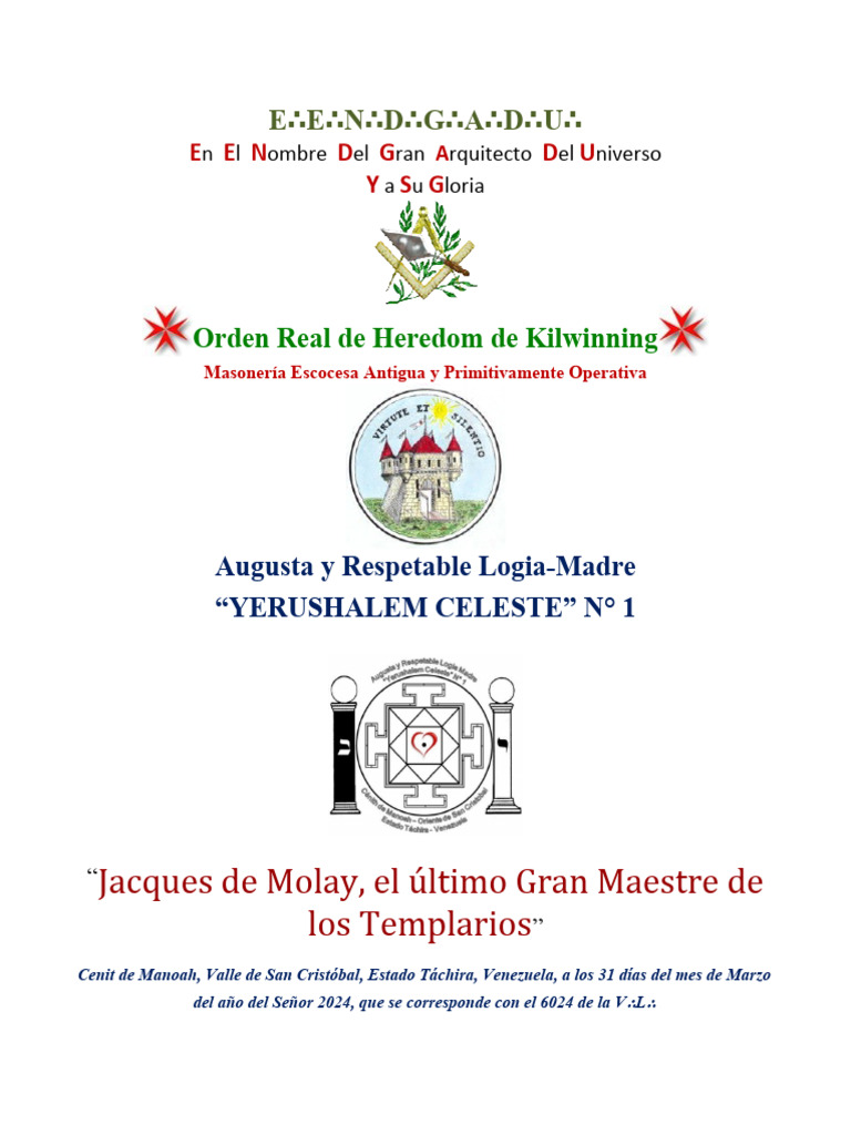 Jacques de Molay | PDF | Caballeros templarios