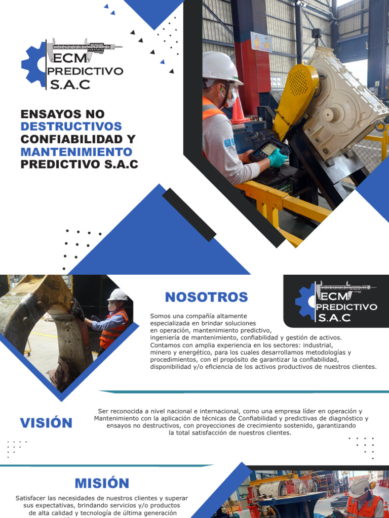 Brochure ECM | PDF | Ultrasonido | Calidad (comercial)