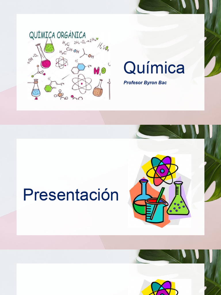 Quimica Clase 1 | PDF | Importar | Química