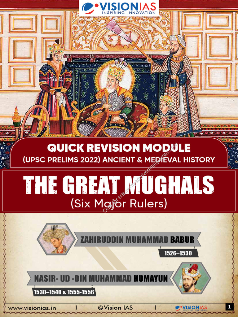 Mughal Empire: Key Battles & Administration | PDF | Mughal Empire