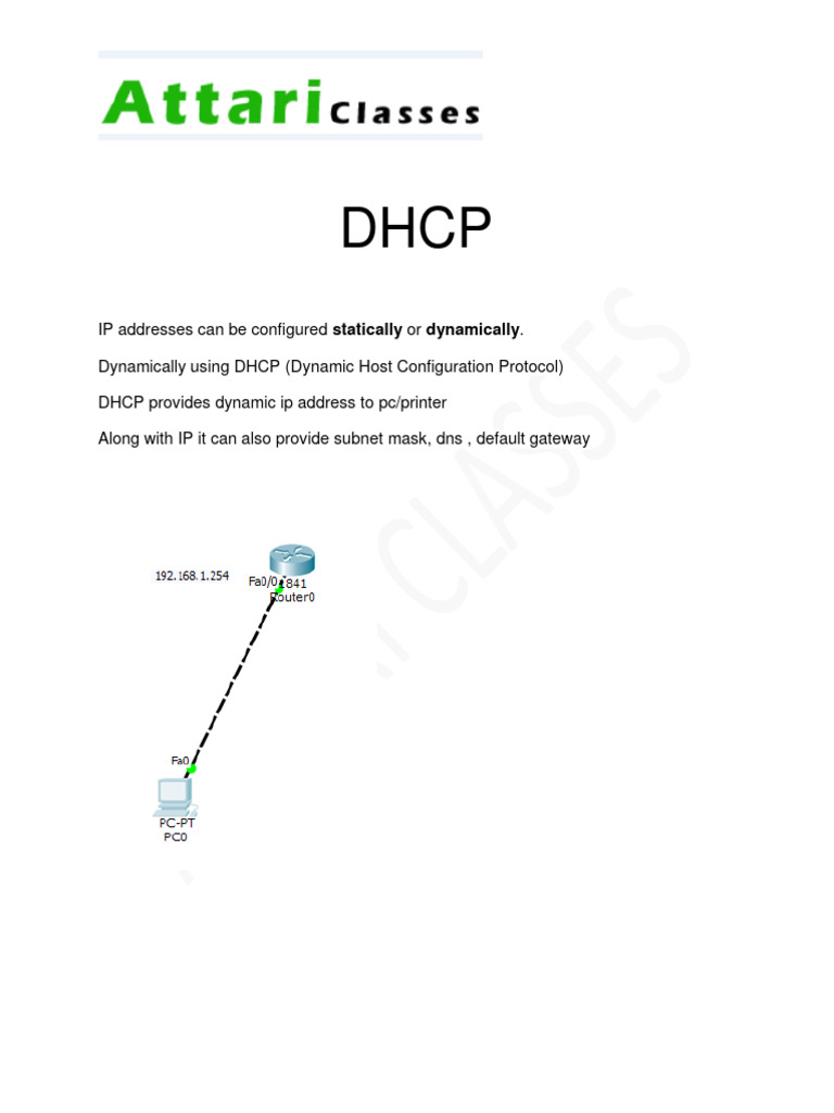 08 DHCP | PDF