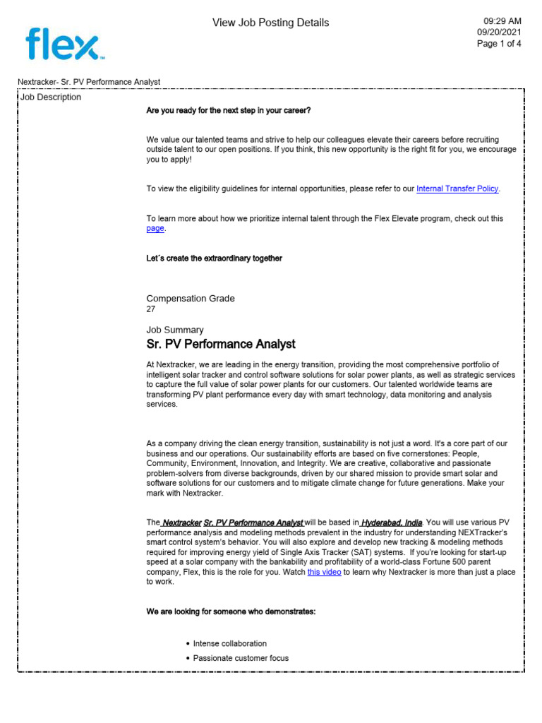 View Job Posting Details | PDF | Data | Engineering