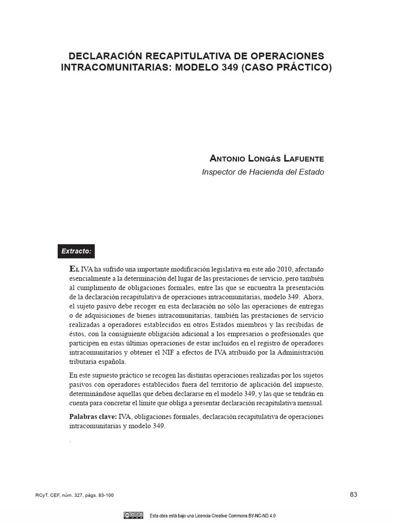 Caso Universidad Modelo 349 | PDF | Factura | España